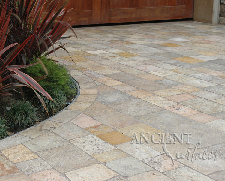 Reclaimed French Limestone Driveway Pavers – Limestone Flooring